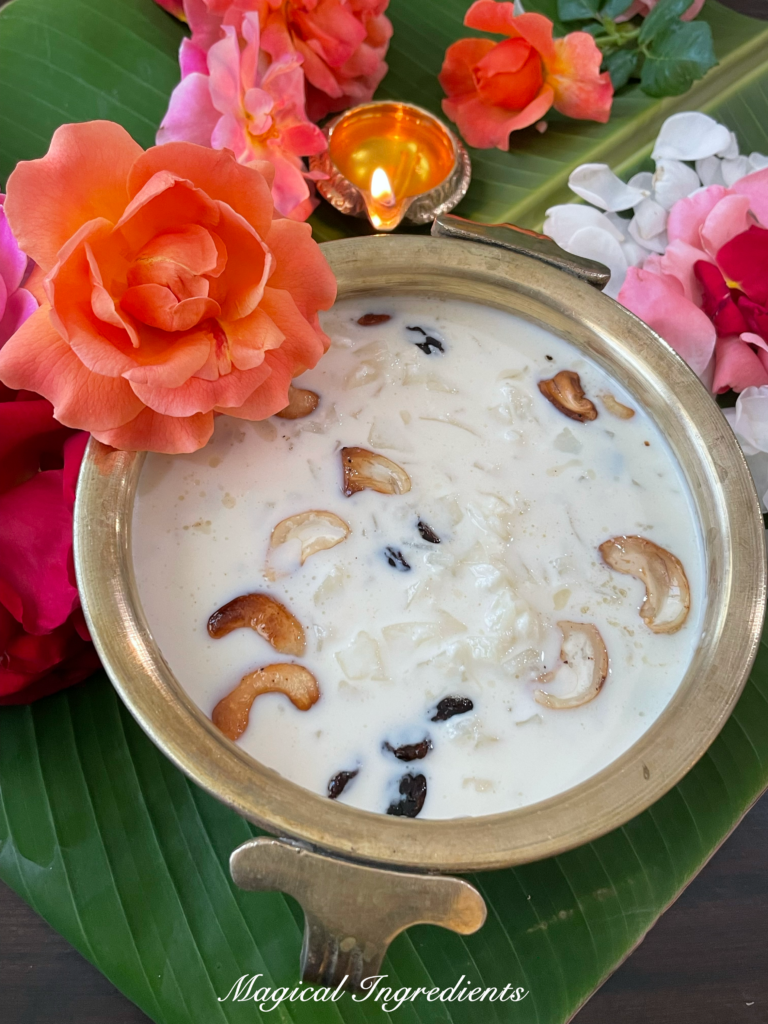 Paal Ada Payasam - Magical Ingredients