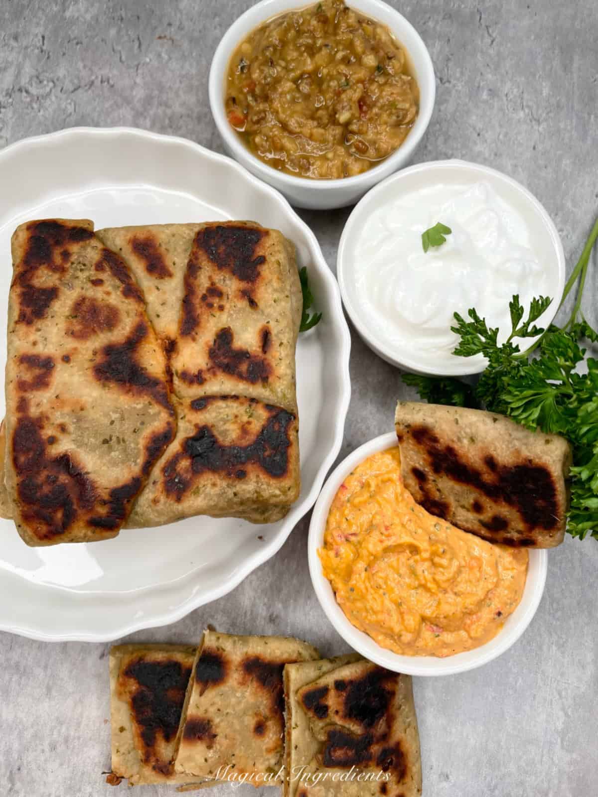 Zhoug Zalouk Paratha Pockets - Magical Ingredients